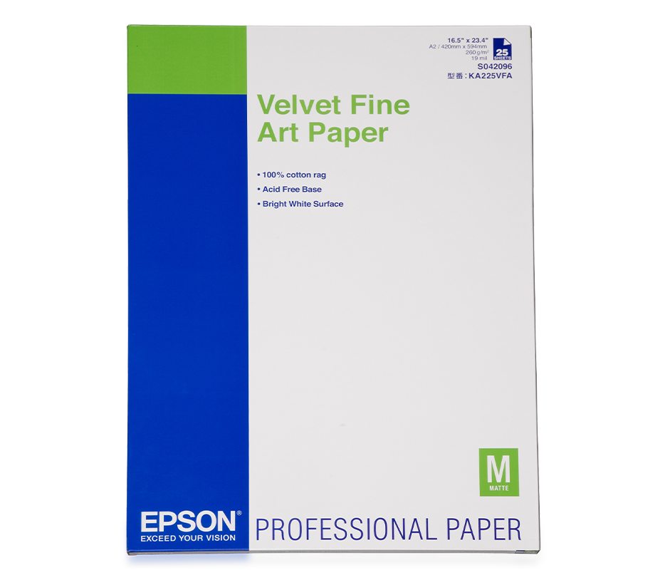 Epson Velvet Fine Art Paper 260 G m2 DTPobchod Epson Velvet Fine Art Paper 260 G m2 DTPobchod